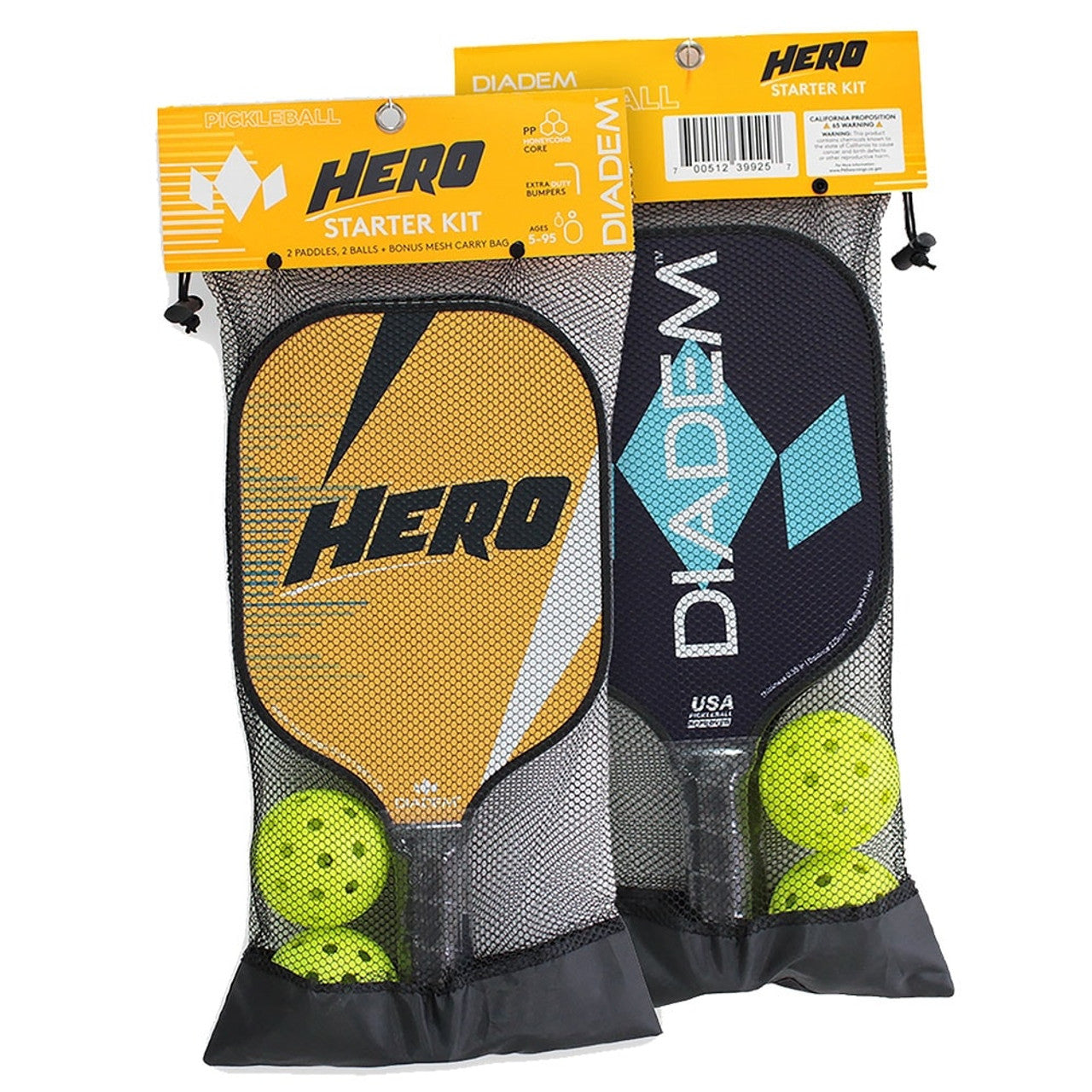 Shop Diadem Hero V2 Pickleball Starter Kit | Pickleball NVZ